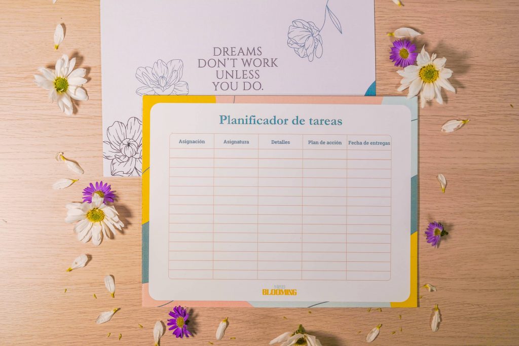 Planificador de tareas - Mind Blooming by ECE